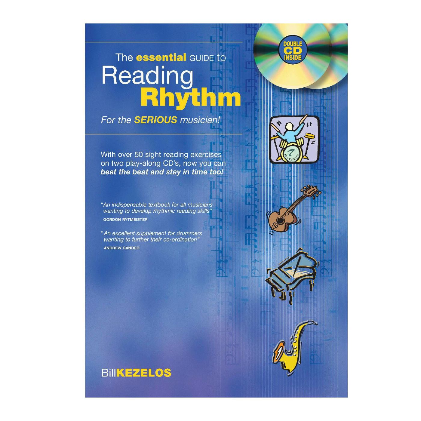 Reading Rhythm - Bill Kezelos (Book & 2 CDs) | Mega Music