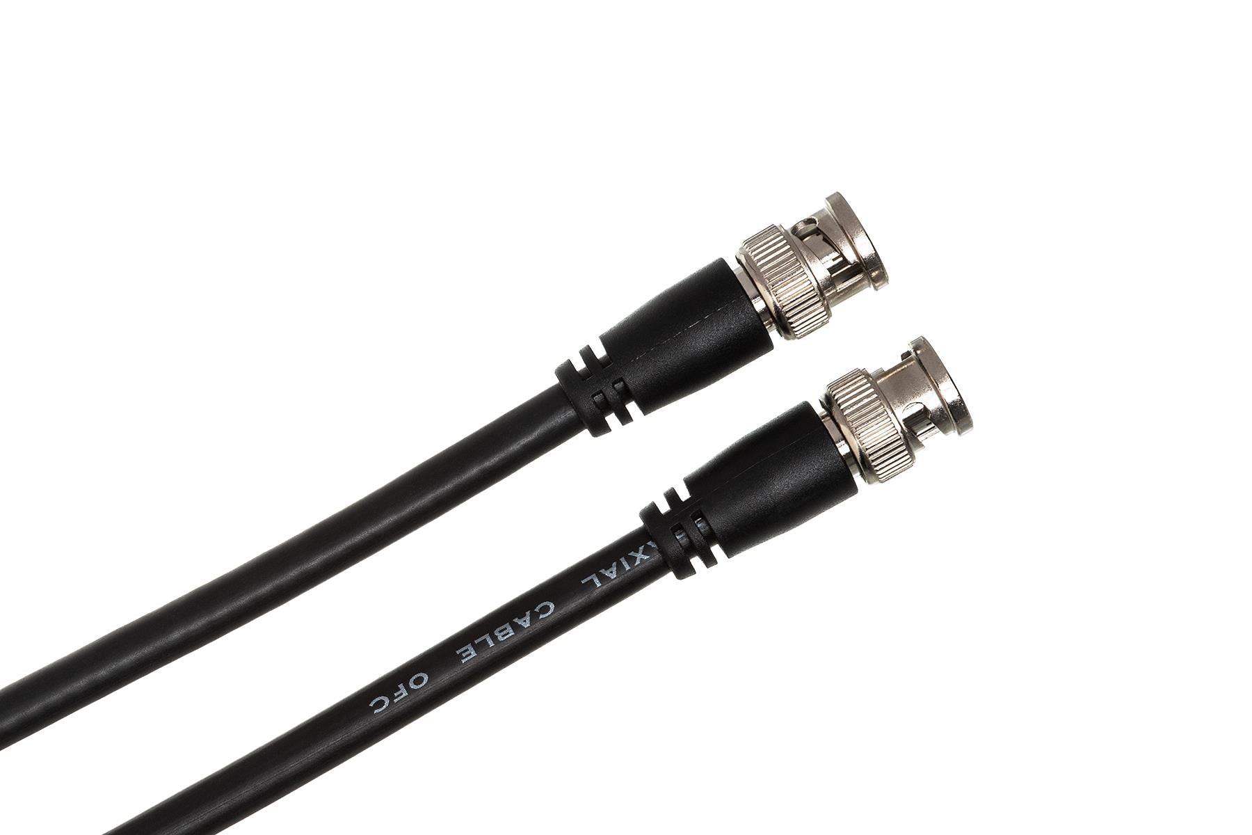 Hosa BNC RG6 75 ohm SDI Video / Word Clock Coaxial Cable - 3 Foot ...