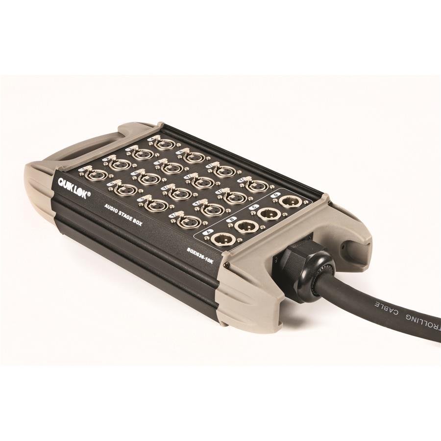 QuikLok 16 Input/4 Output Multicore Stage Box - 10 Meters – Mega Music