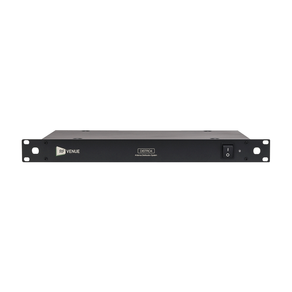 RF Venue DISTRO4 Antenna Distribution System With Cascade – Mega Music