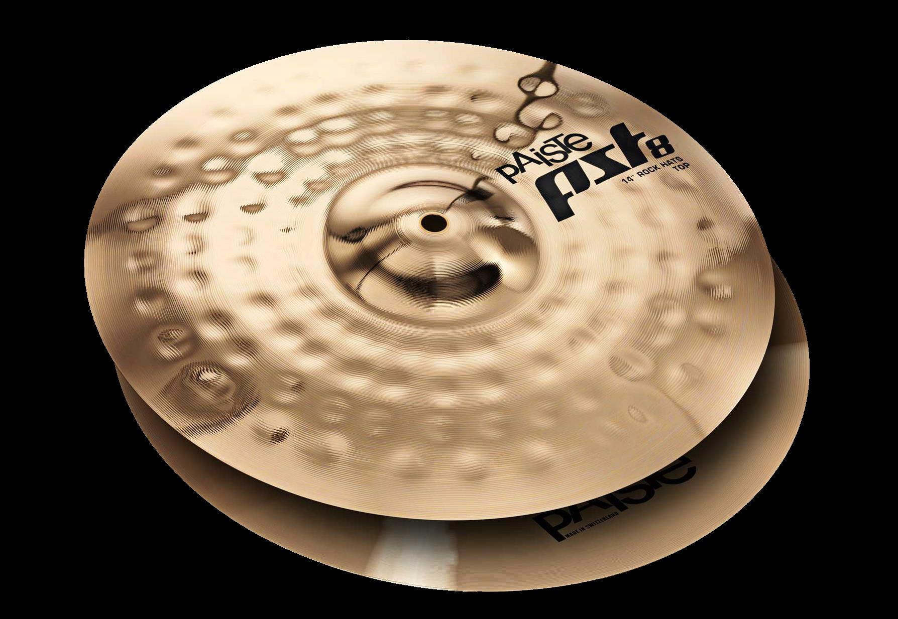 Paiste 14 Inch PST 8 Reflector Rock Hi Hats | Mega Music
