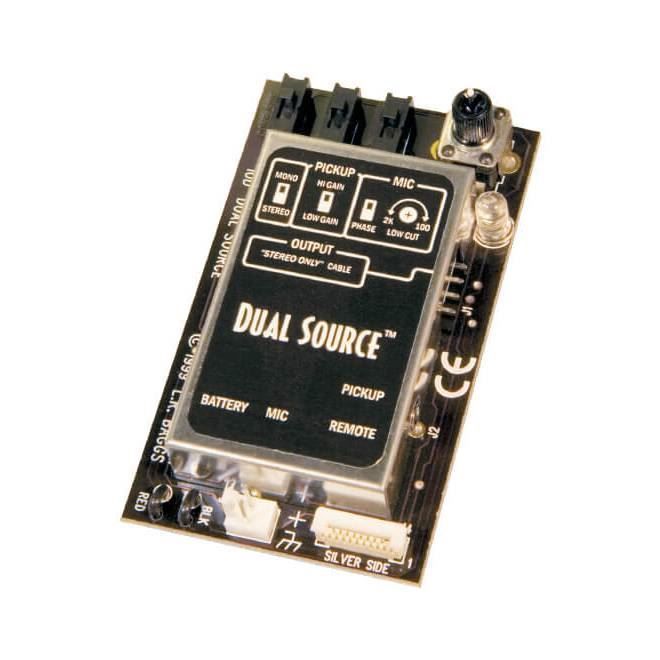 LR Baggs DSELE Dual Source Mixing Acoustic Guitar Pickup and Mic Syste ...