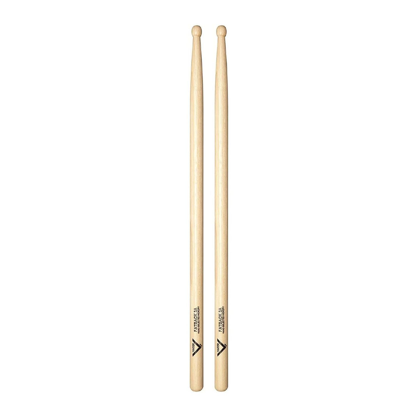 Buy Vater VH3AW 3A Wood Tip American Hickory Drumsticks Online & In ...